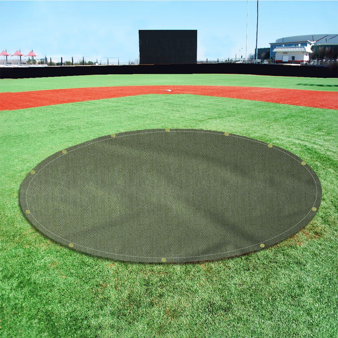 Buy Custom Water resistant Round Canvas Tarps | Tarps&All