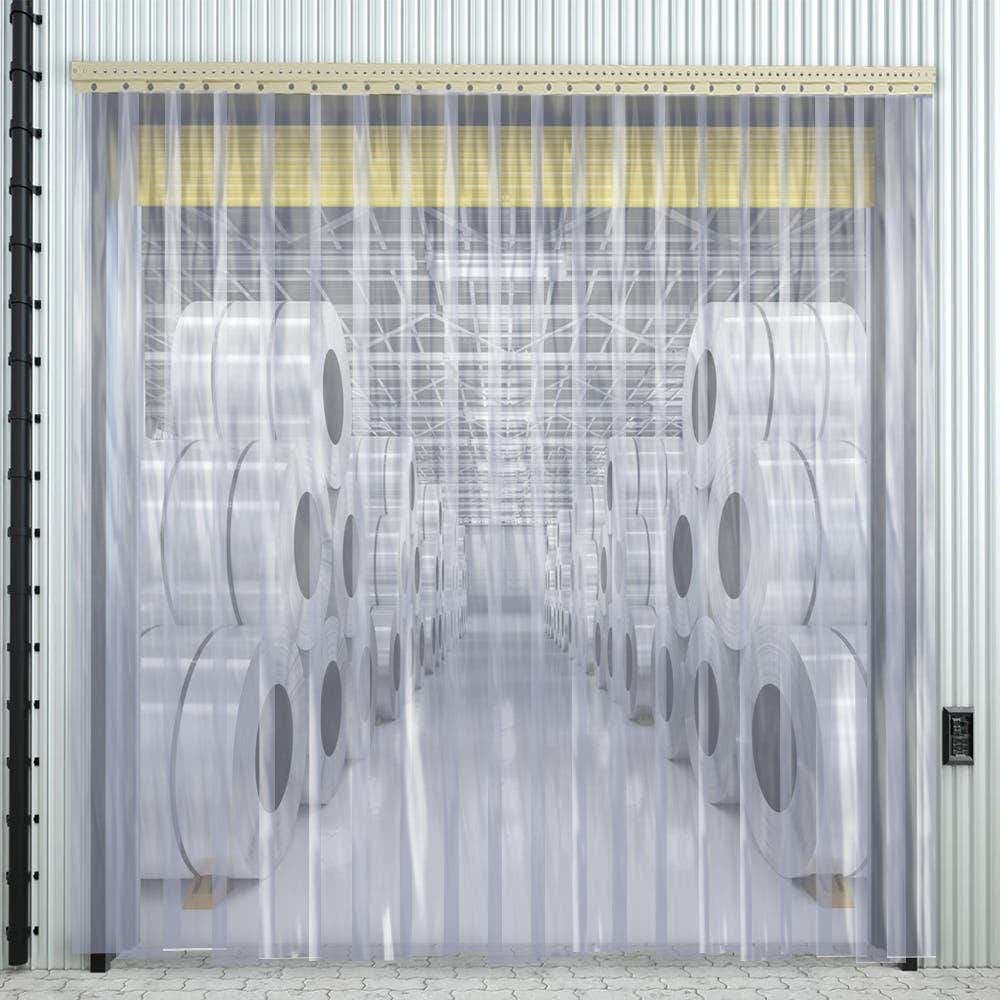 Buy Vinyl Strip Door Curtain Kit – Durable PVC Entryway Solution ...