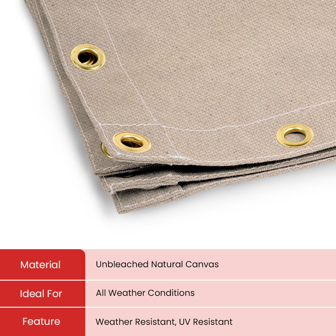 Buy #12 Duck Cotton Canvas Tarps | Tarps&All