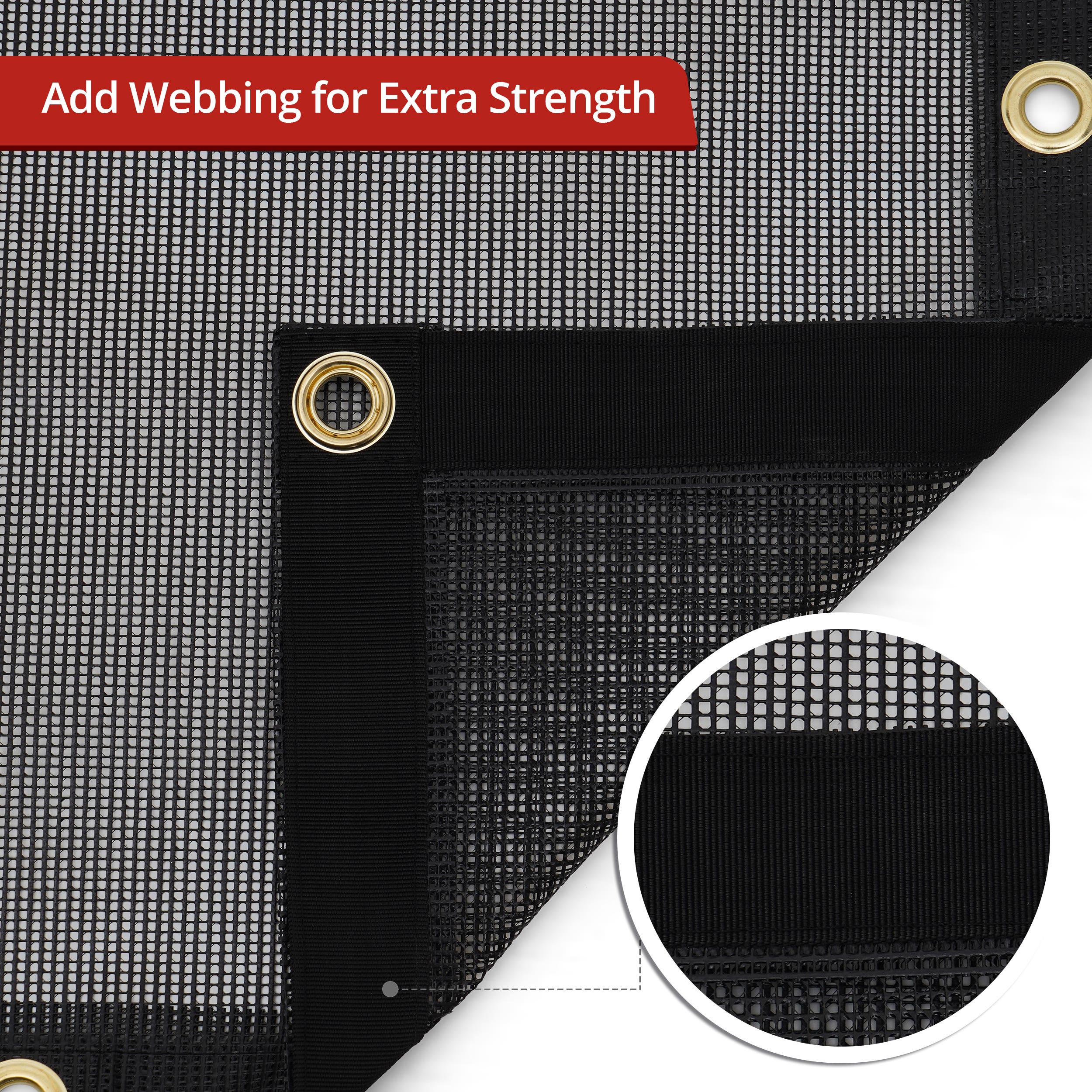 Buy Black Mesh Tarp | Tarps&All