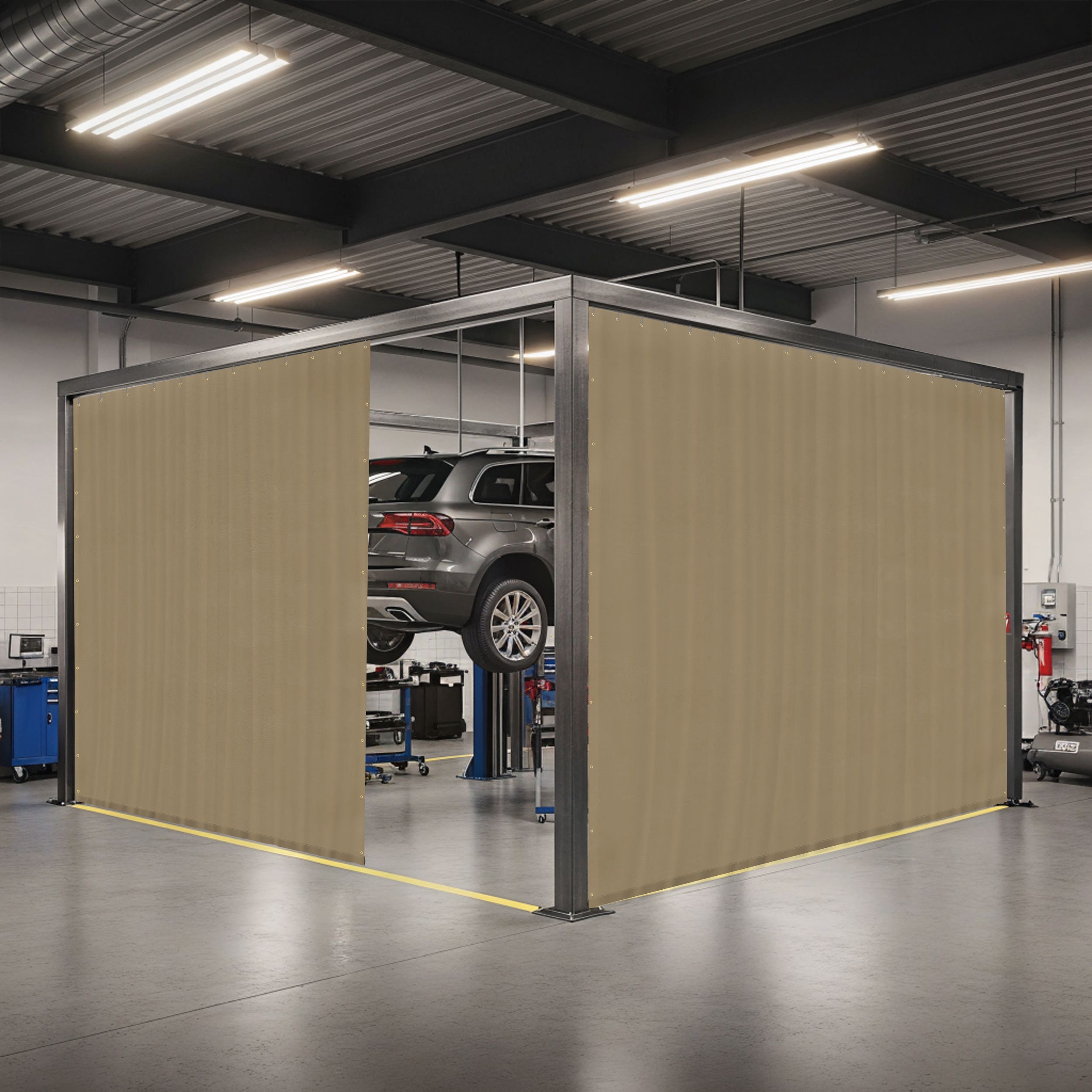 Buy Body Shop Curtains - Body Shop Curtains Walls | Tarps&All