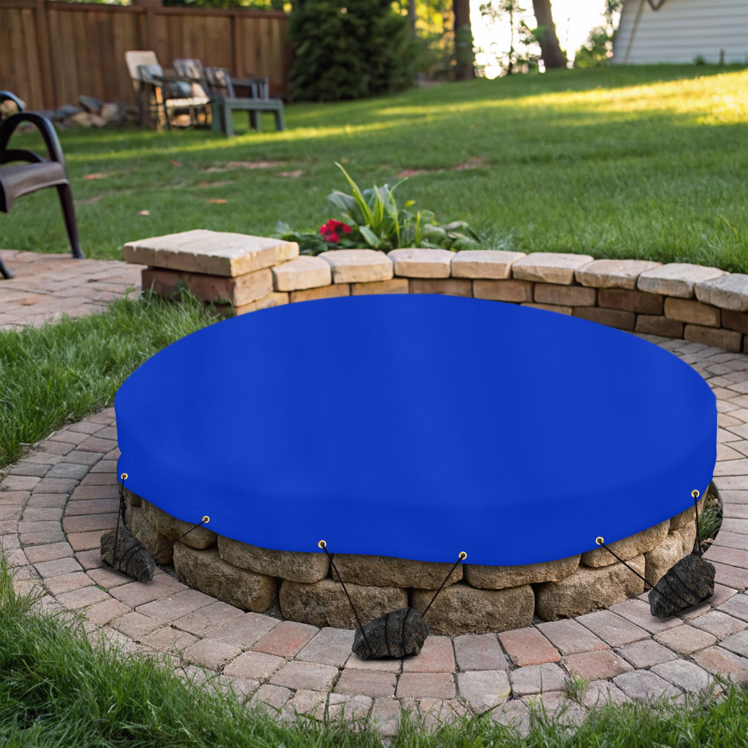 Buy Custom Heavy Duty Round Vinyl Tarps | Tarps&All