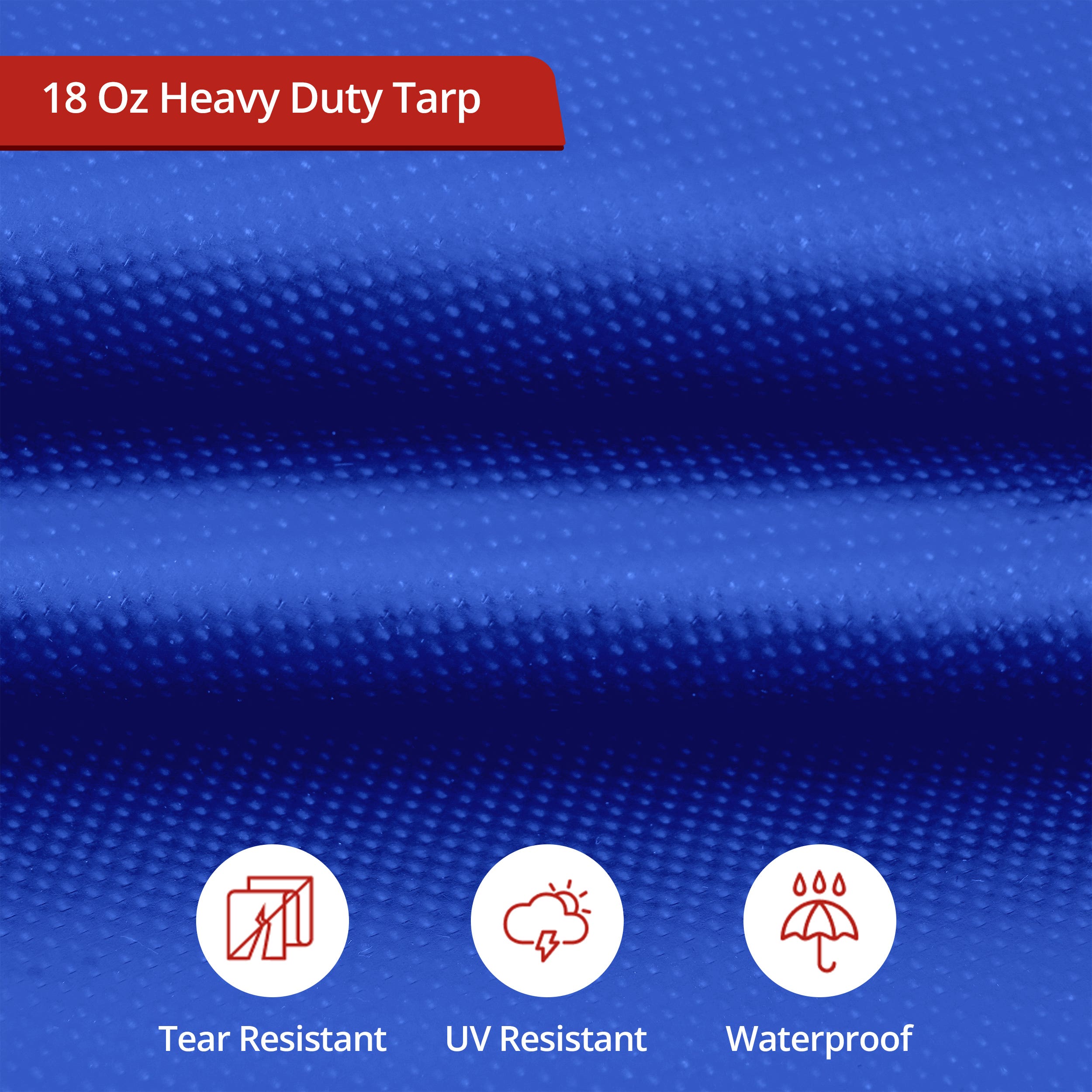 Buy Custom Blue Heavy Duty Vinyl Tarps | Tarps&All