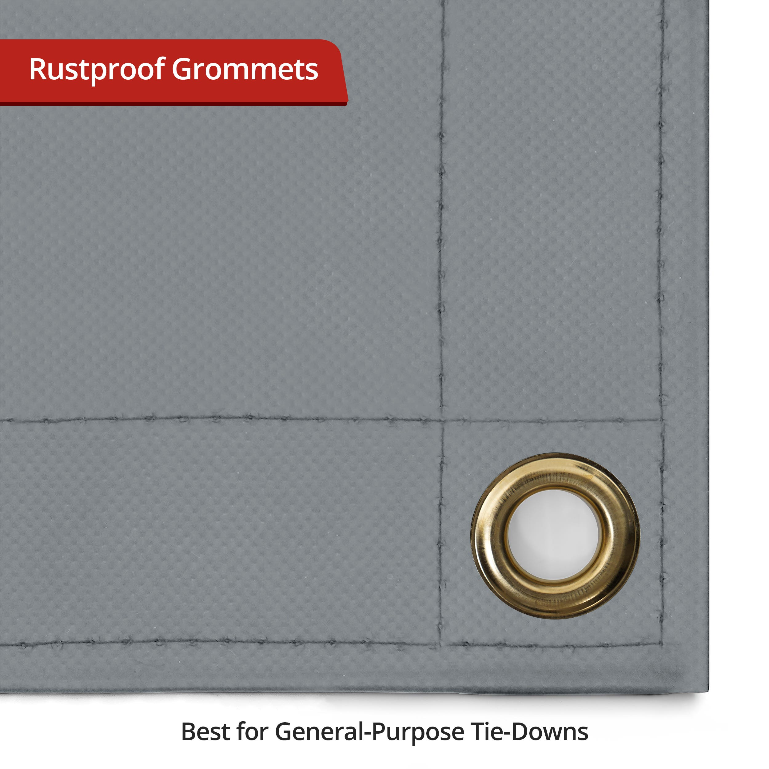 Buy Custom Gray Heavy Duty Vinyl Tarps | Tarps&All