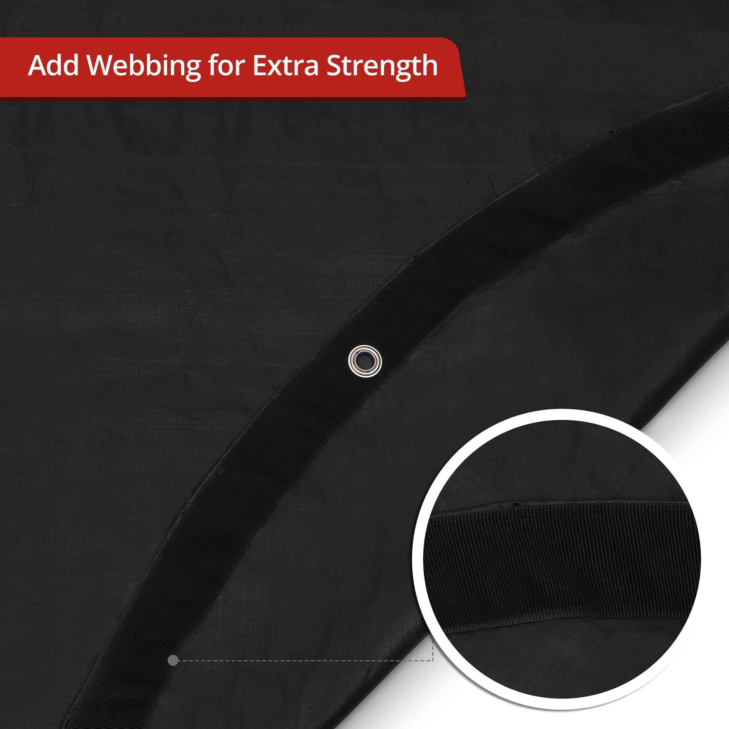 Buy Custom Round Light duty Poly Tarps | Tarps&All