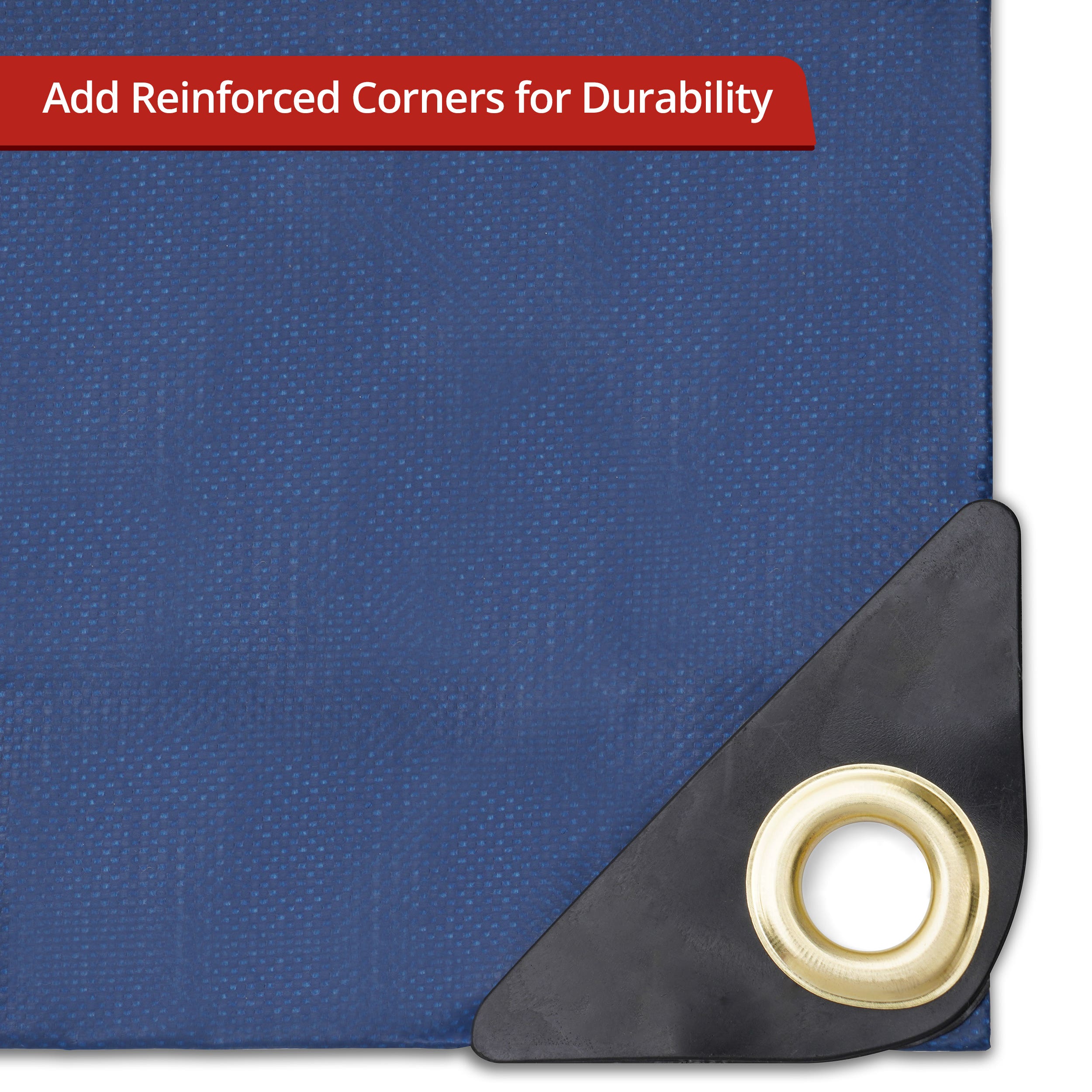 Buy Custom Blue Light Duty Vinyl Tarps | Tarps&All