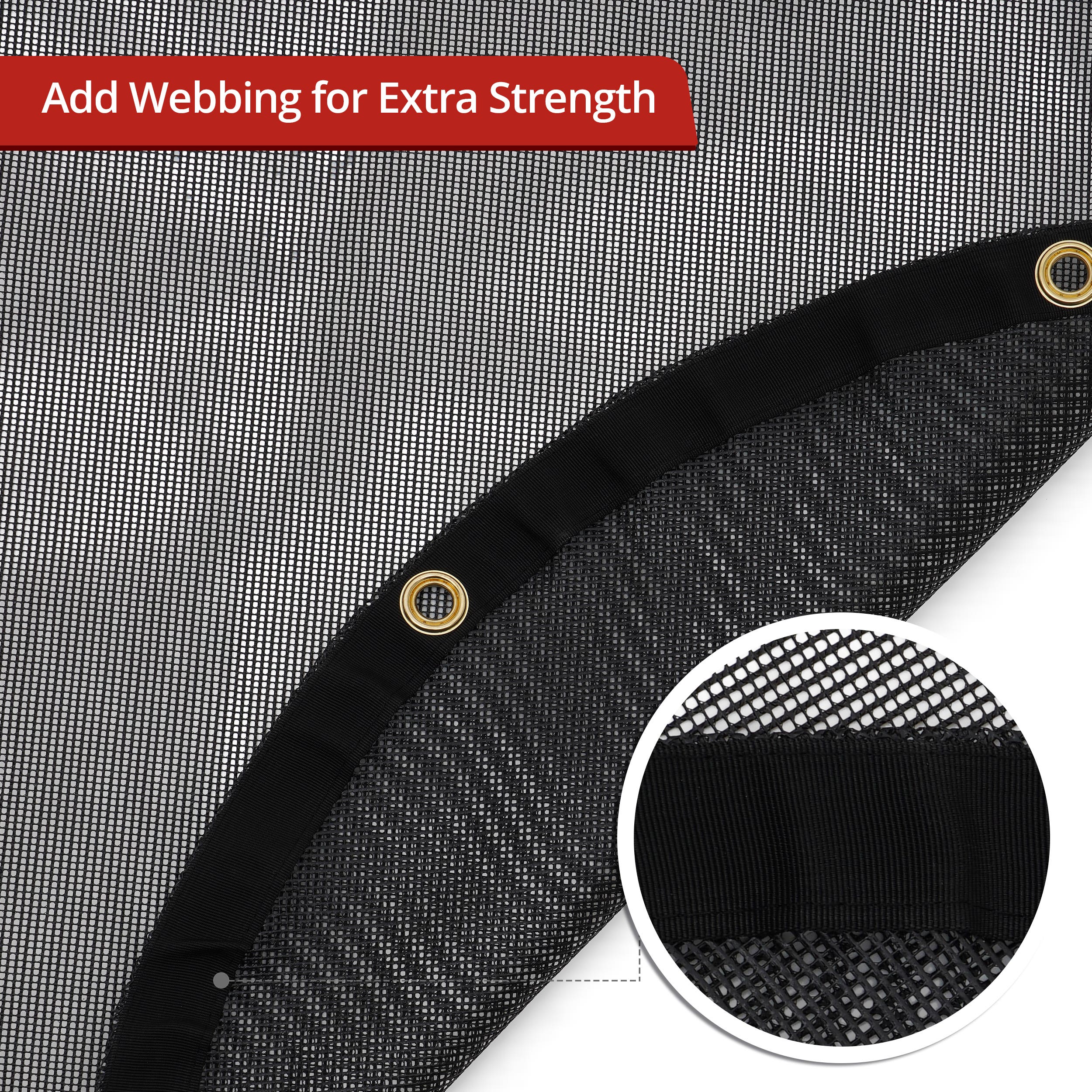 Buy 50% Shade Custom Round Mesh Tarps | Tarps&All