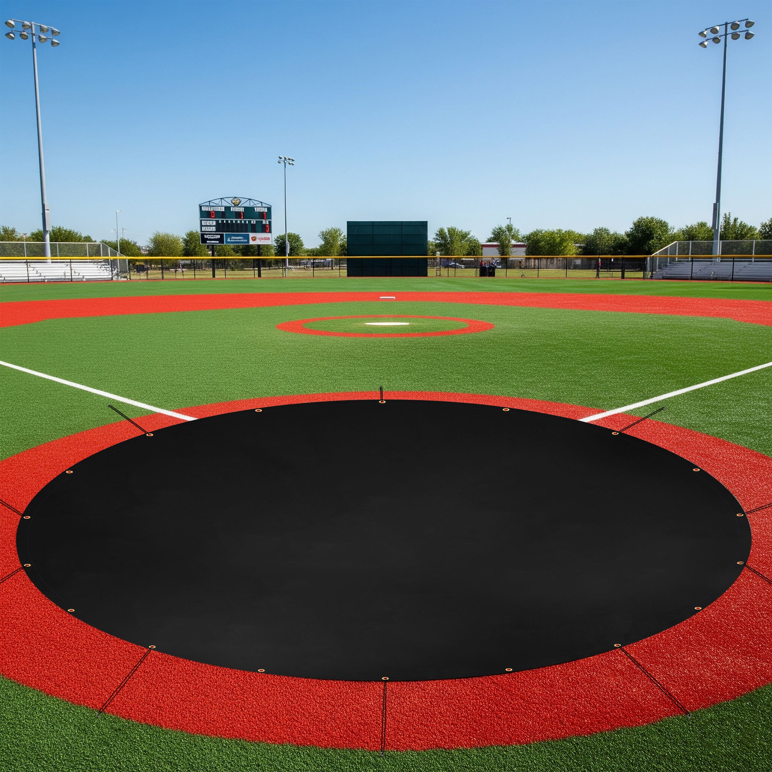 Buy Custom Super Heavy Duty Round Vinyl Tarps | Tarps&All