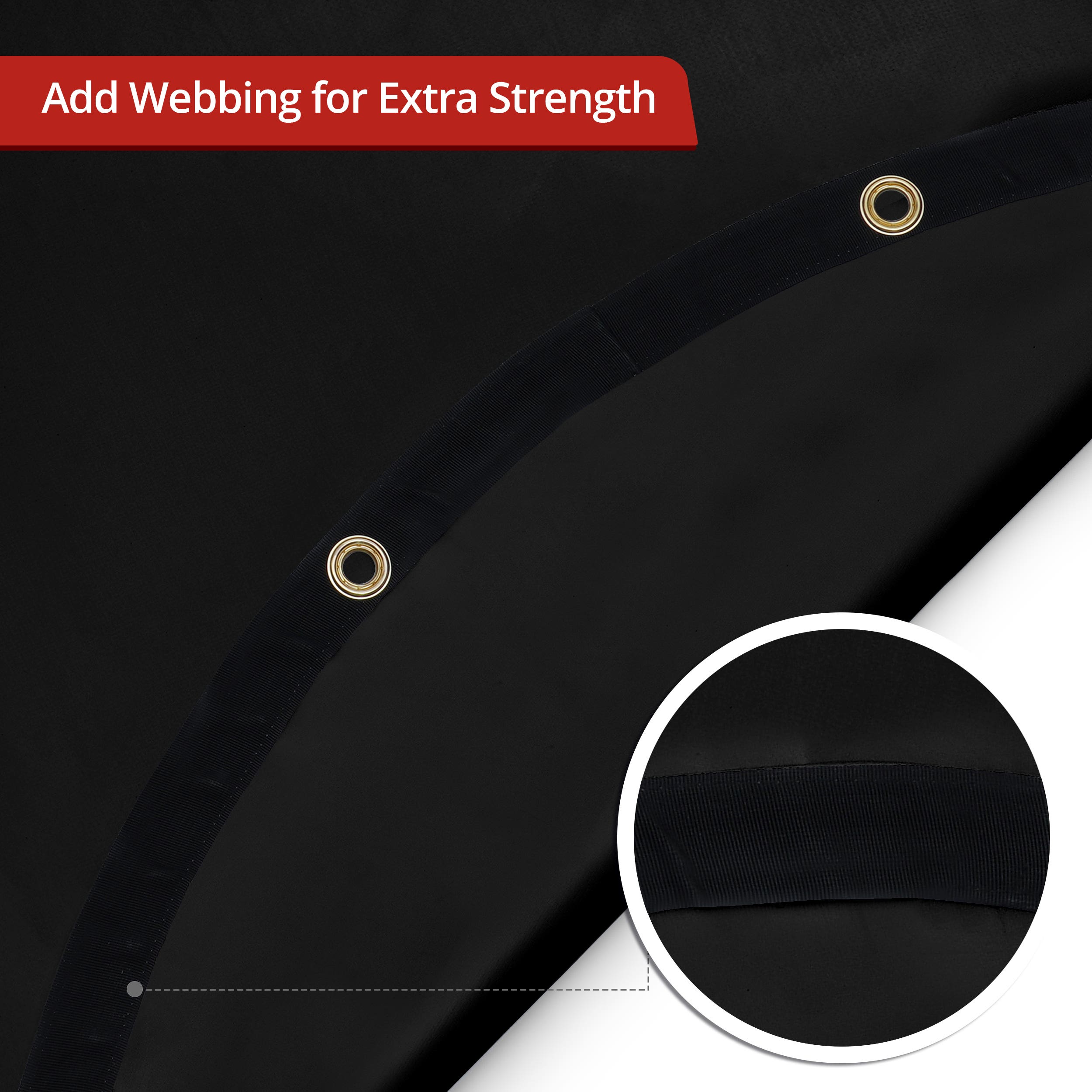 Buy Custom Super Heavy Duty Round Vinyl Tarps | Tarps&All
