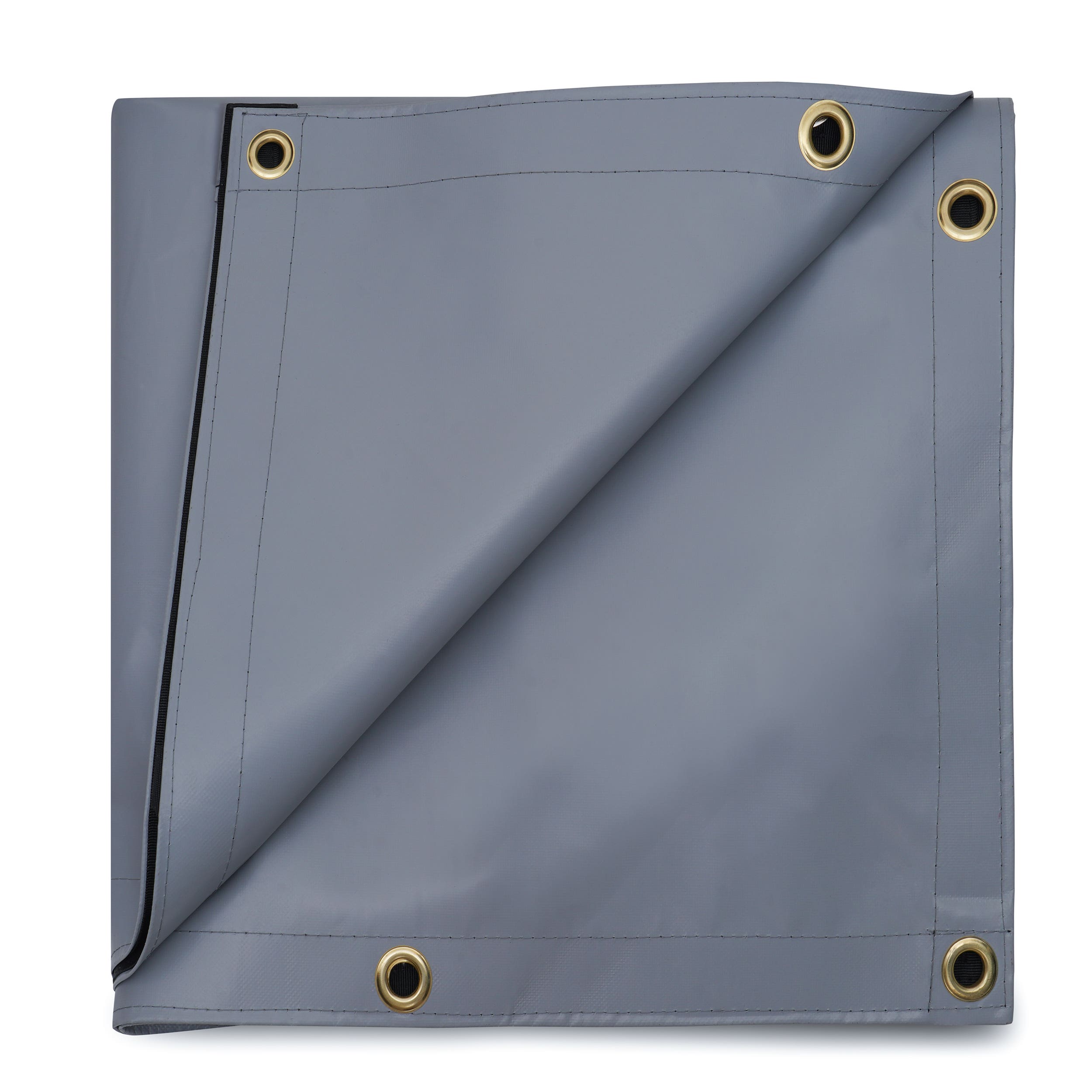 Buy Custom Super Heavy Duty Gray Vinyl Tarps | Tarps&All