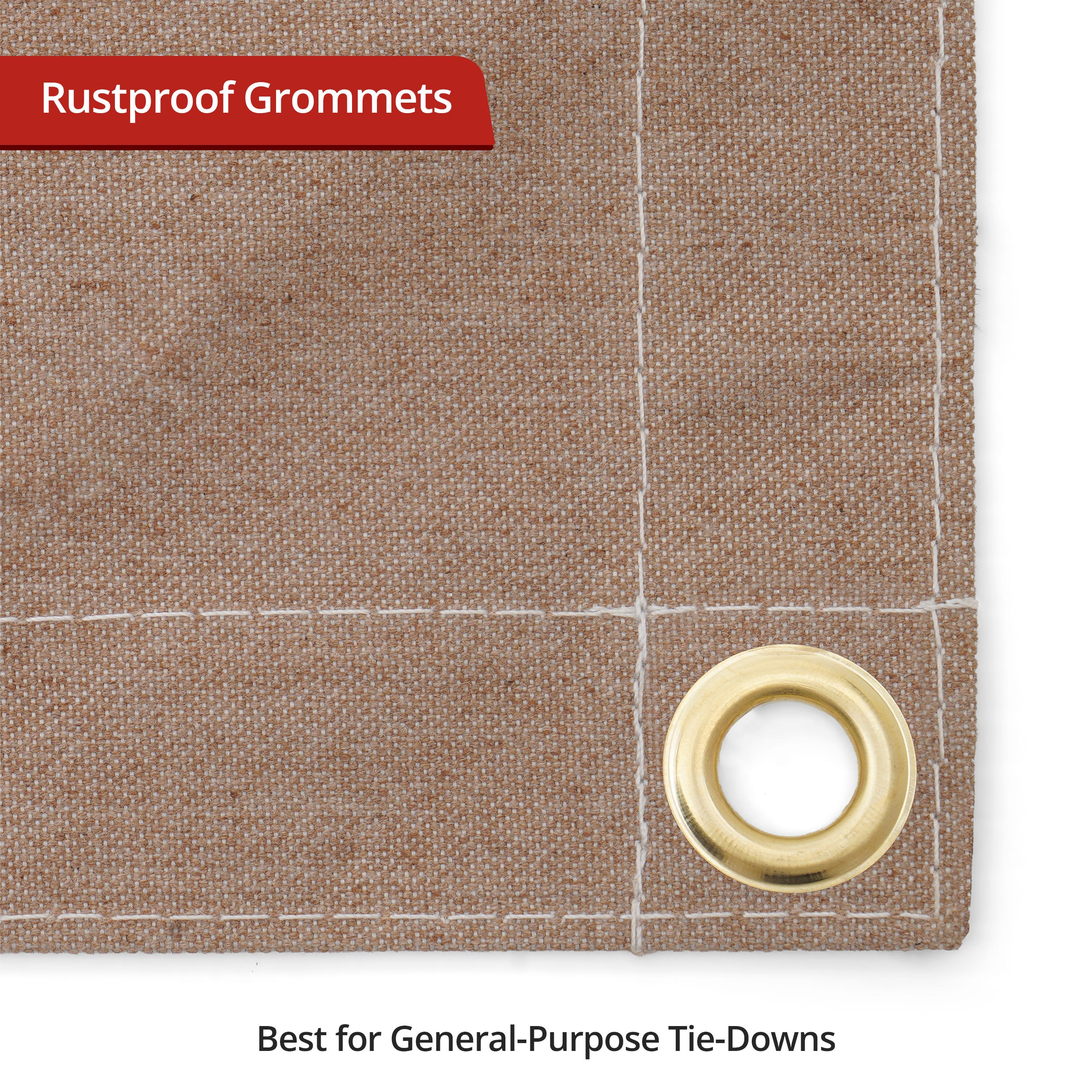 Buy water resistant Canvas Tarp Mustard Tan | Tarps&All