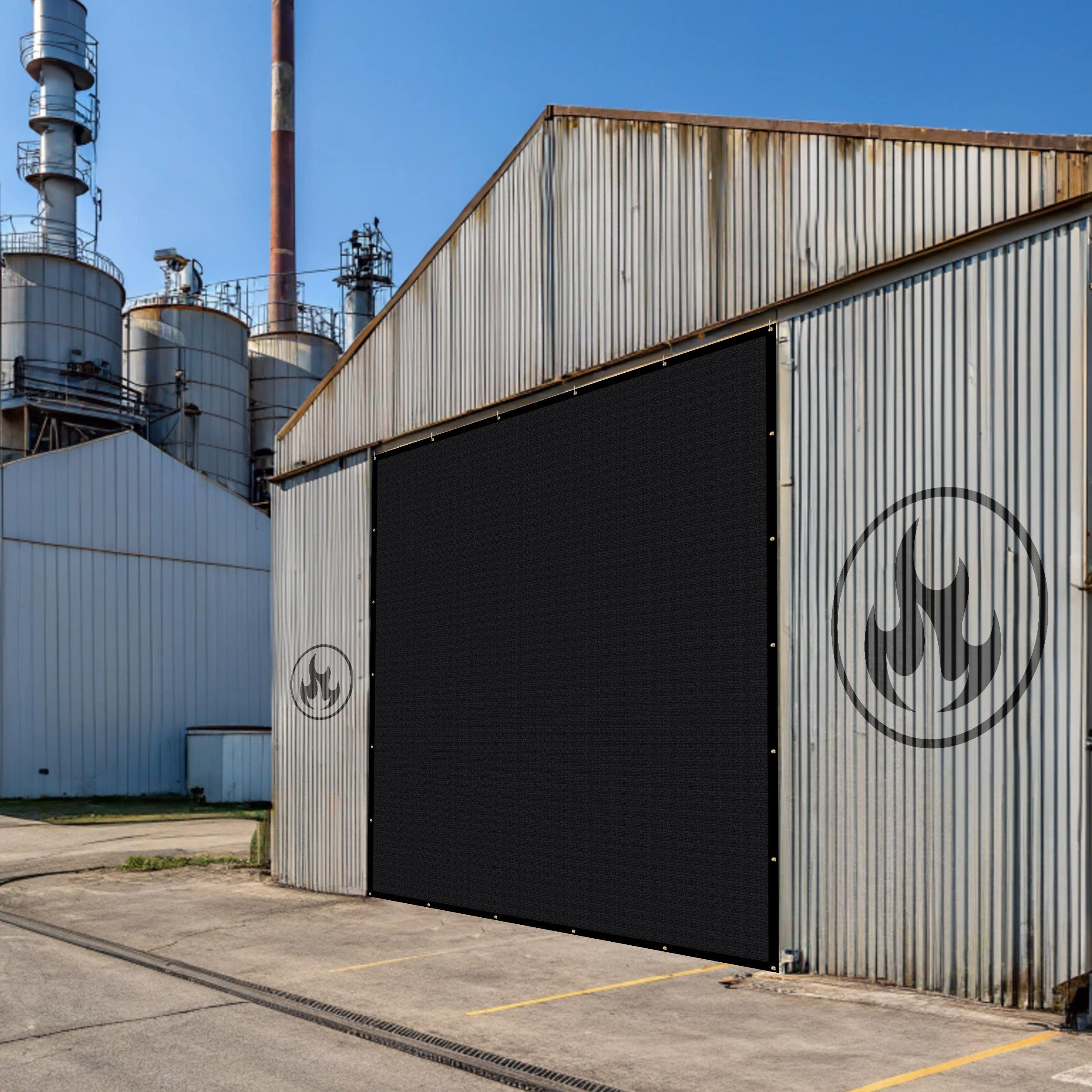 Fire Retardant Mesh Tarp