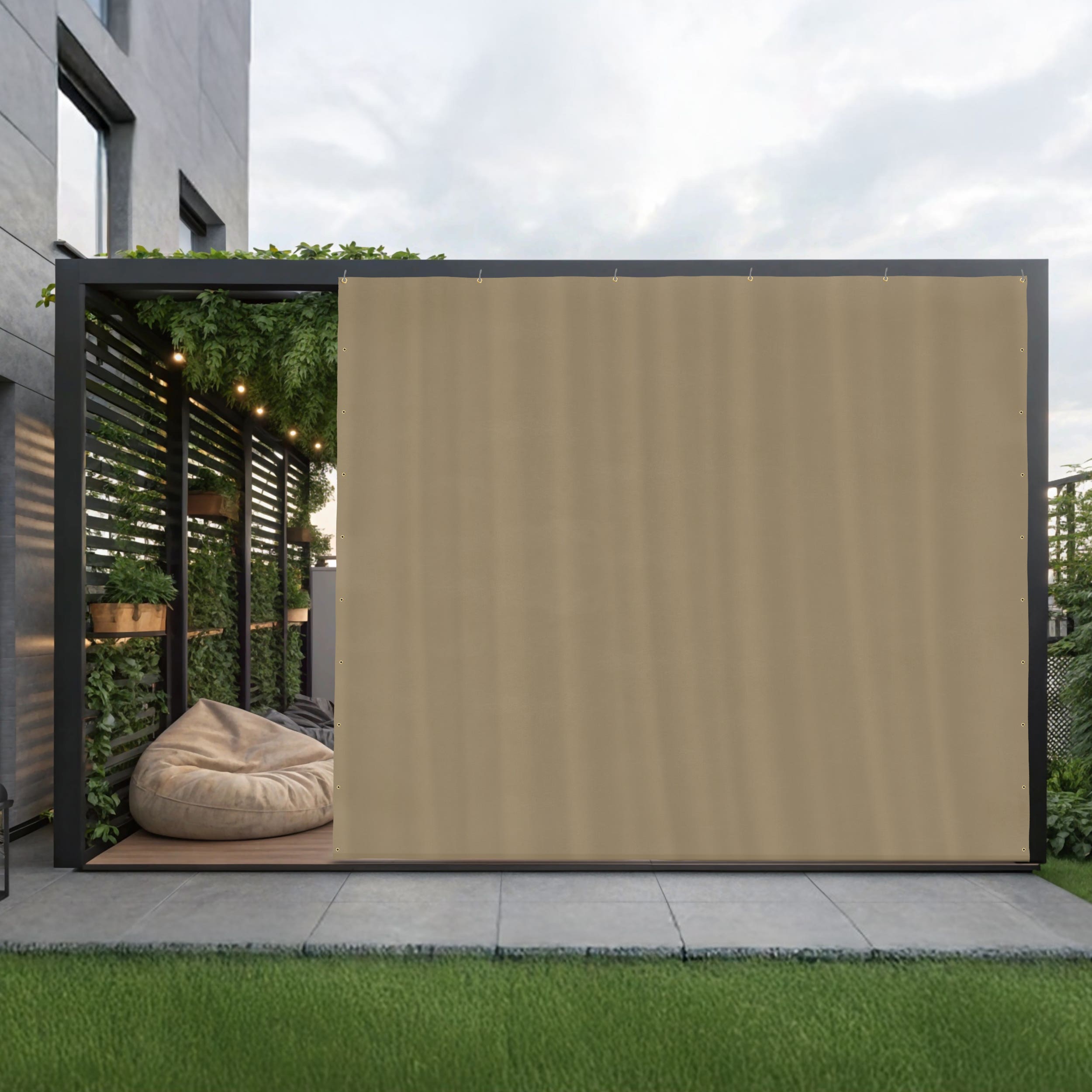 Shop Outdoor Vinyl Curtains | Heavy Duty Weatherproof PVC for Patios ...