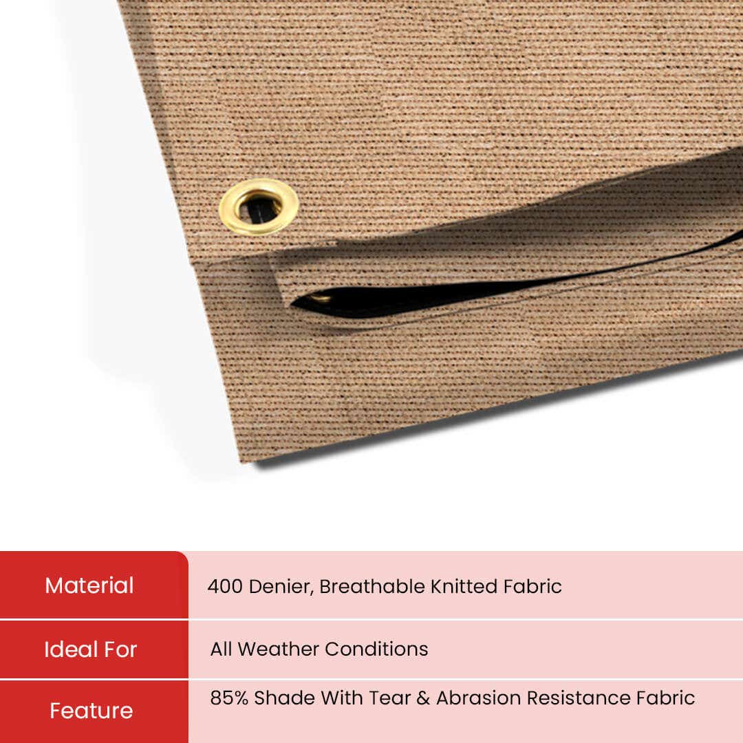 Buy 85% Shade Knitted Mesh Tarps | Tarps&All