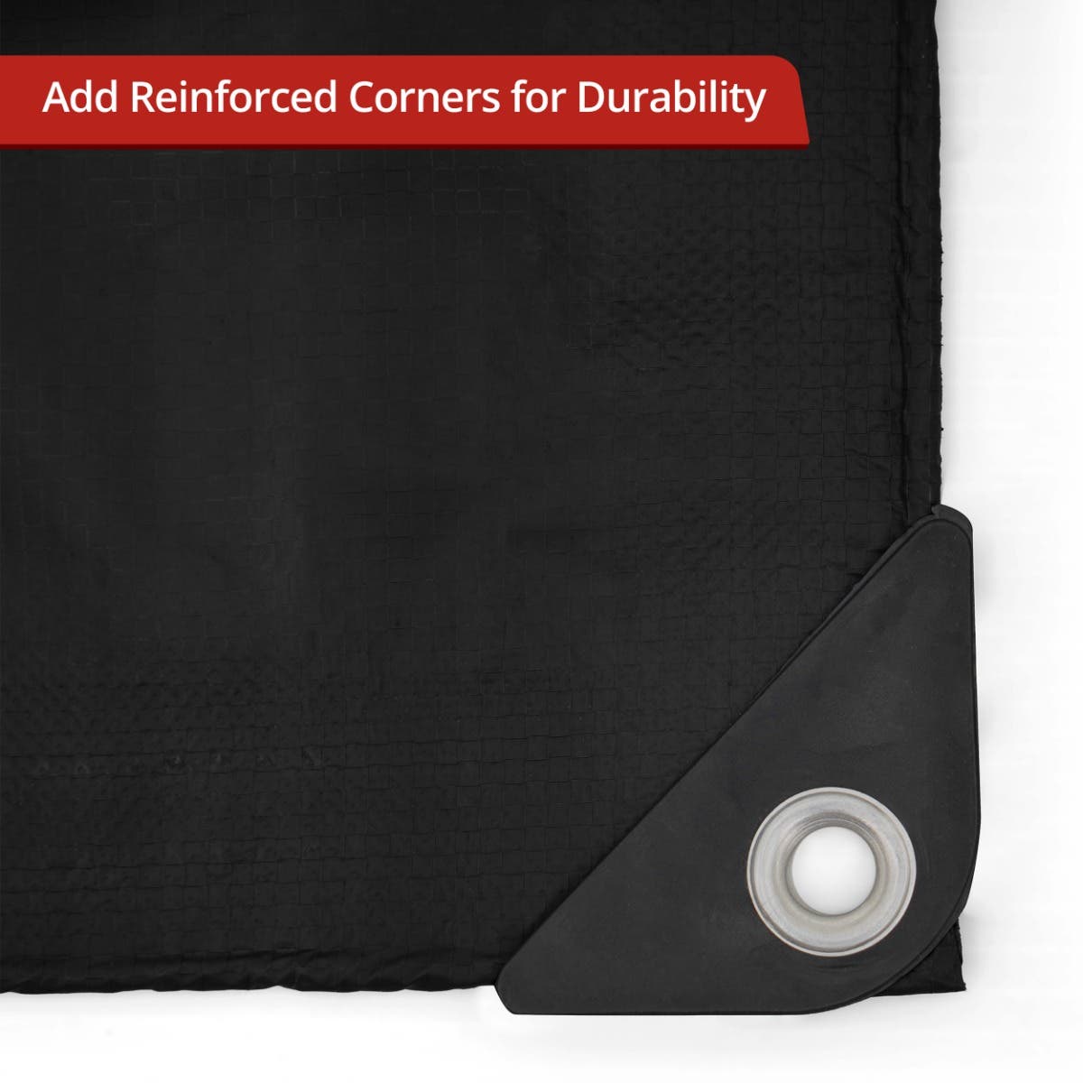 Buy Custom Black Light Duty Poly Tarps | Tarps&All