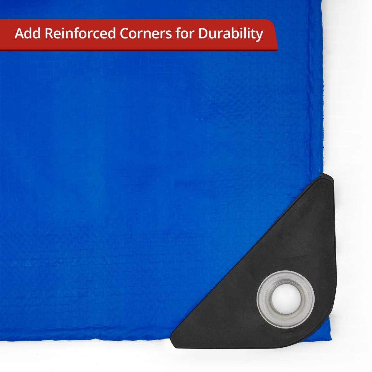 Buy Custom Blue Light Duty Poly Tarps | Tarps&All