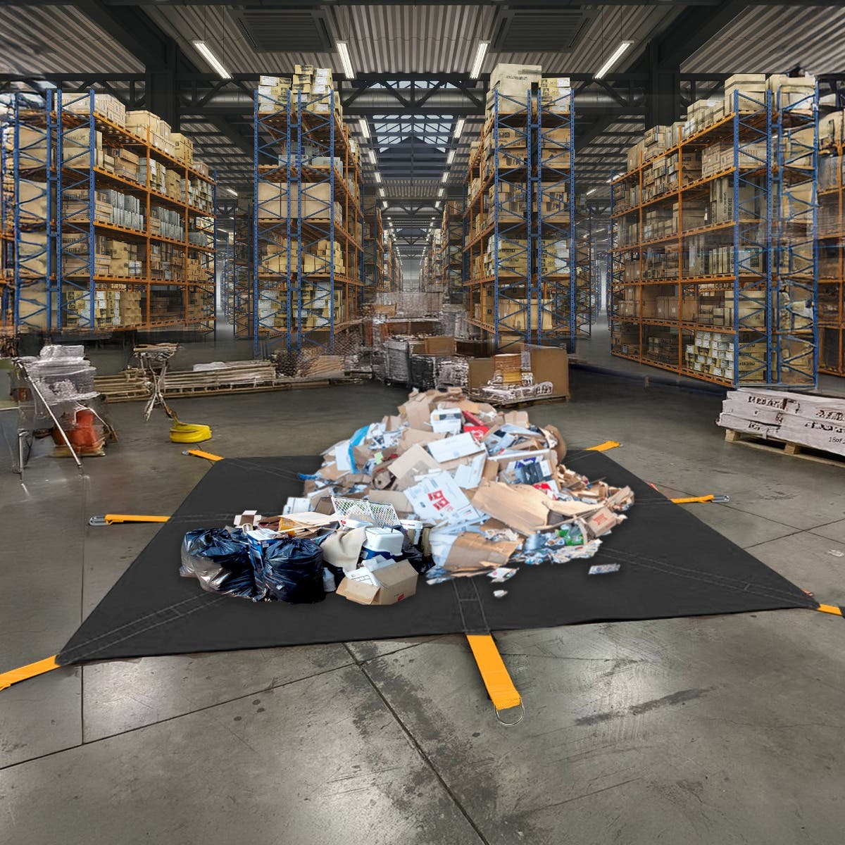 Debris Lifting Tarps