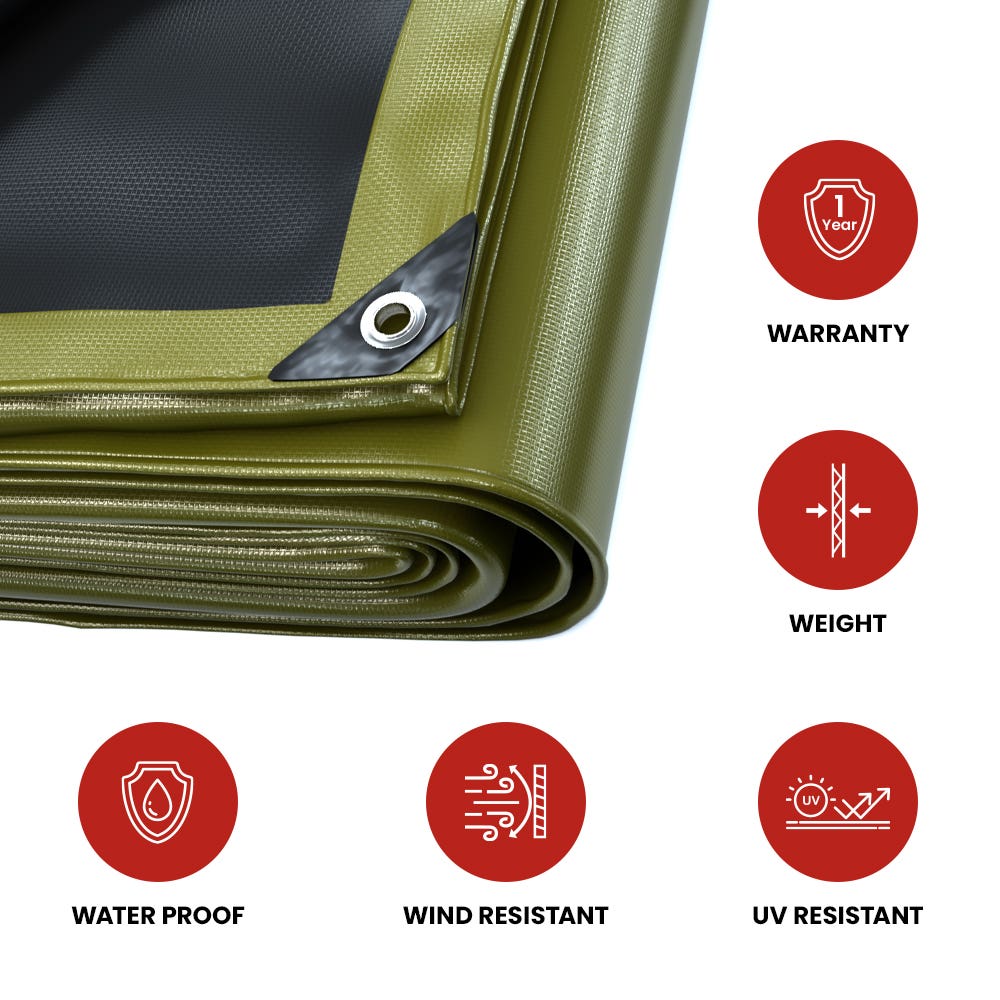 Medium Duty Poly Tarps, Size: 40' x 60'