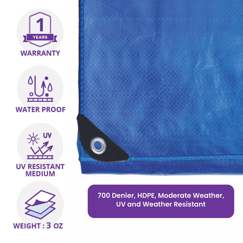 Buy Custom Light duty Poly Tarps | Tarps&All
