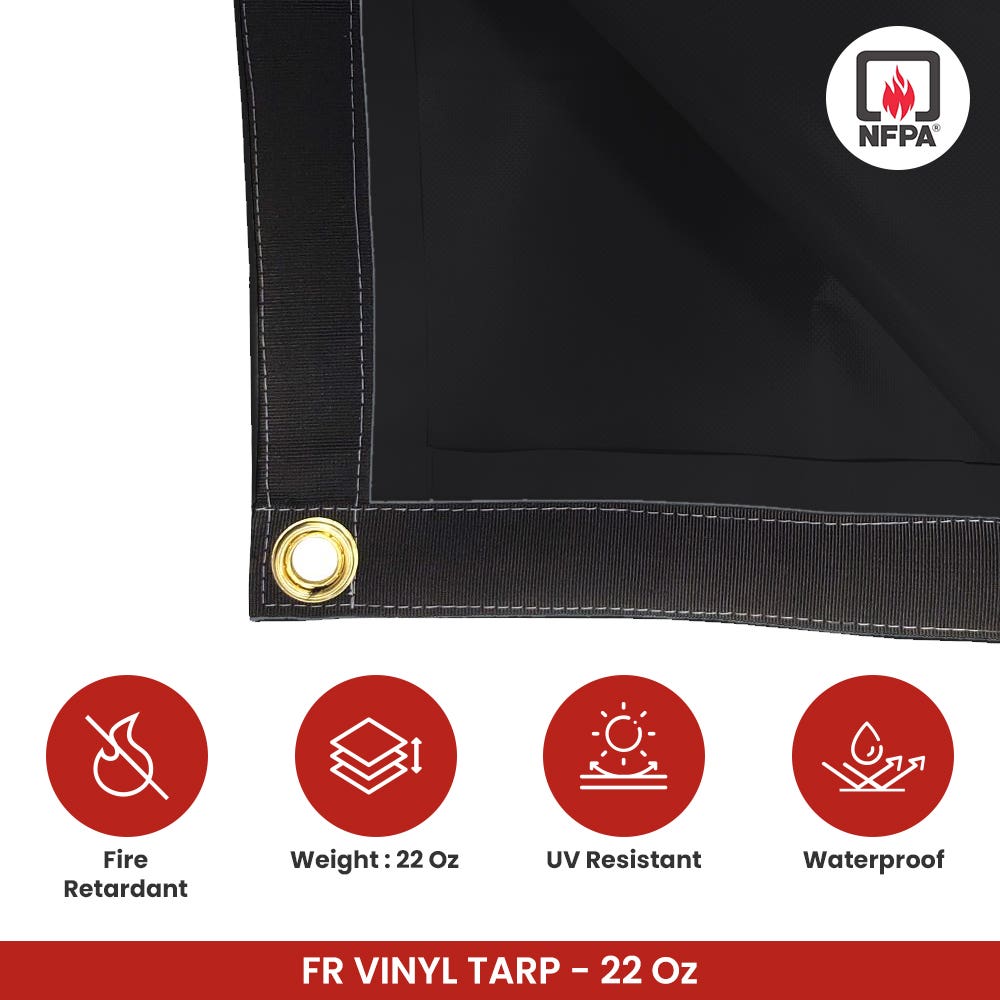 Fire Retardant Vinyl Tarp