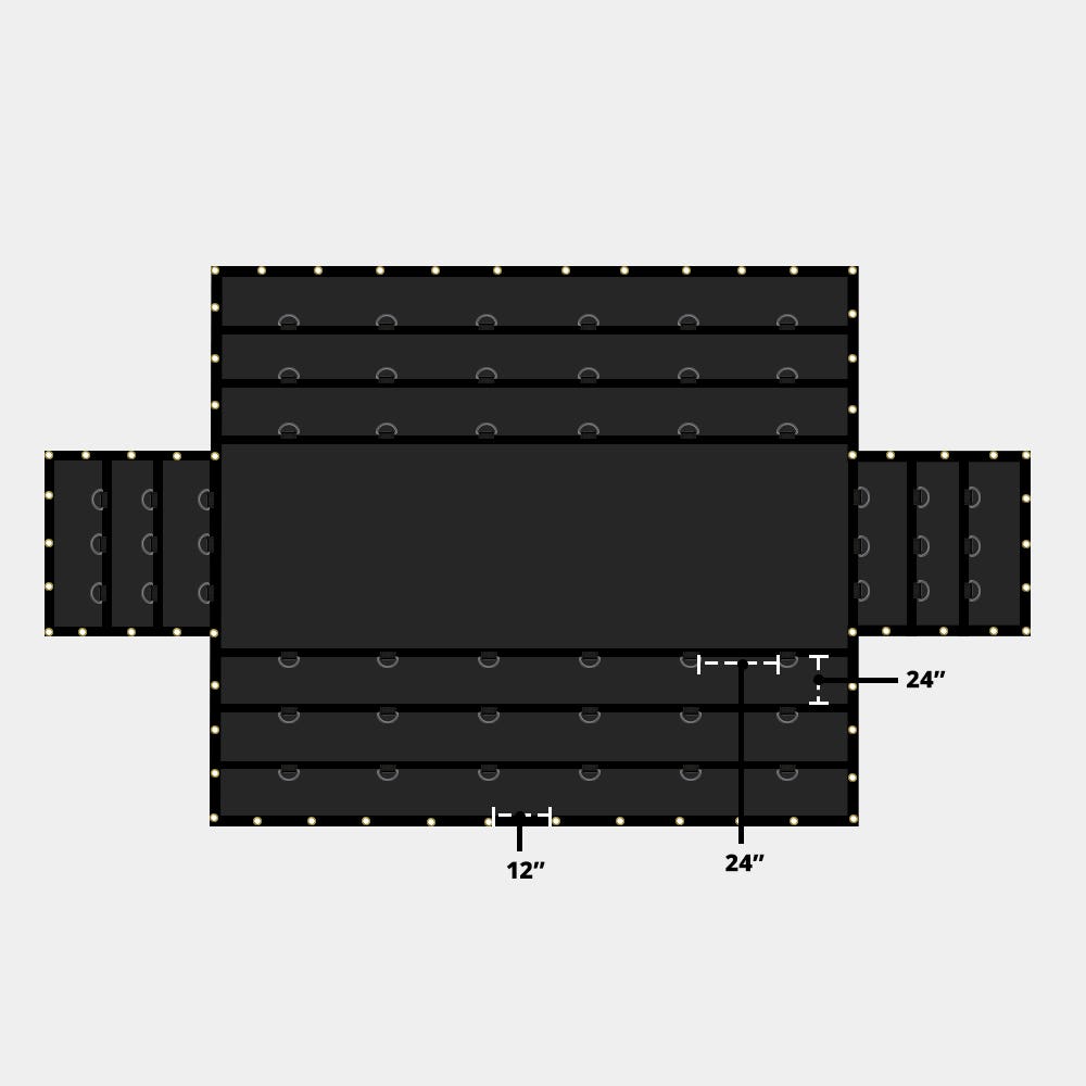 Buy Heavy Duty Double Flap Lumber Tarp | Tarps&All