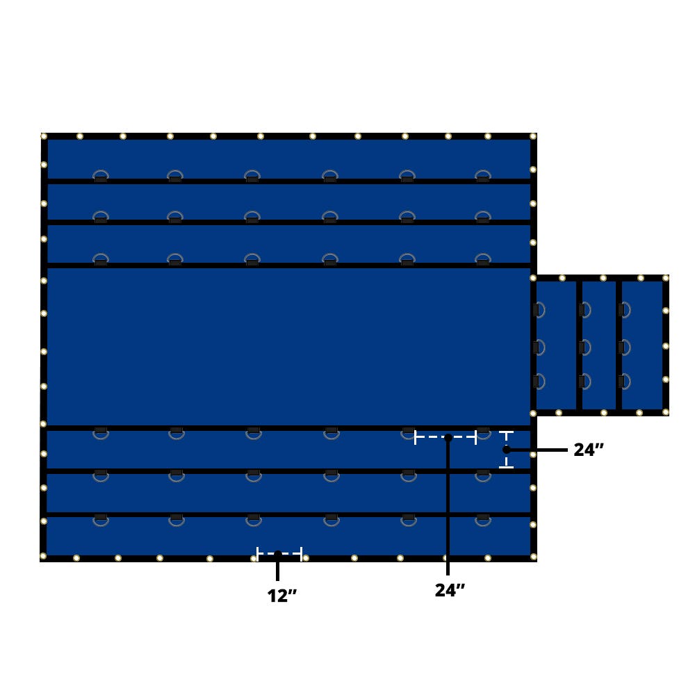 Buy Heavy Duty Single Flap Lumber Tarp | Tarps&All