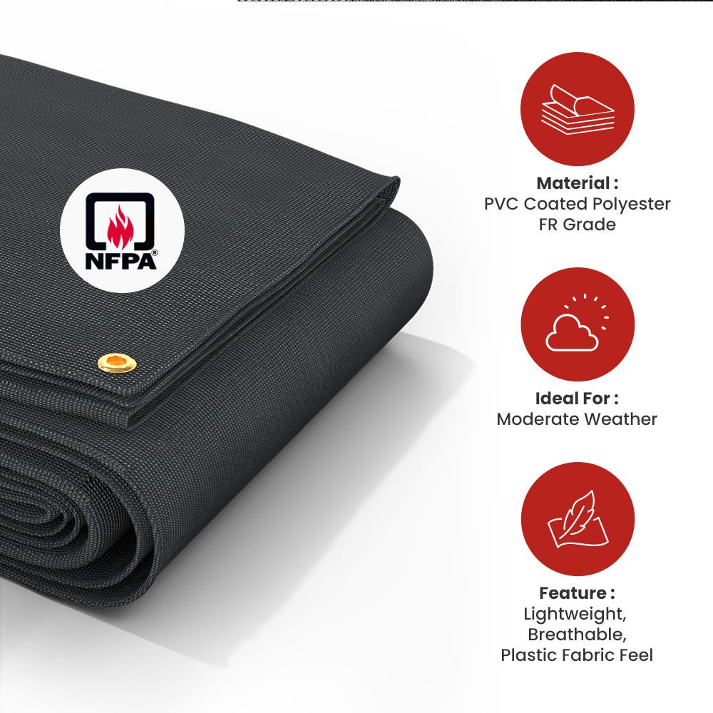 Buy 60% Shade Custom Heavy Duty Mesh Tarps | Tarps&All