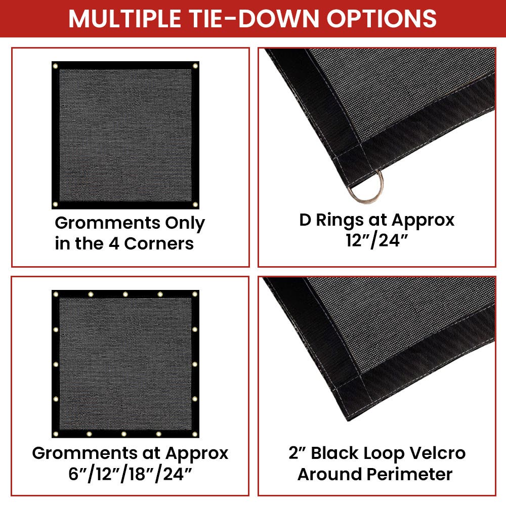 Buy 60% Shade Custom Heavy Duty Mesh Tarps | Tarps&All